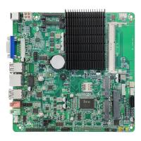 China Fanless J1900 Industrial Mini Itx Embedded X86 Lvds Kiosk DC Mini PC Motherboard for sale