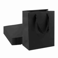 China Custom Logo Gift Bag Glossy Clothes Branded Retail Shopping Paper Bags for sale