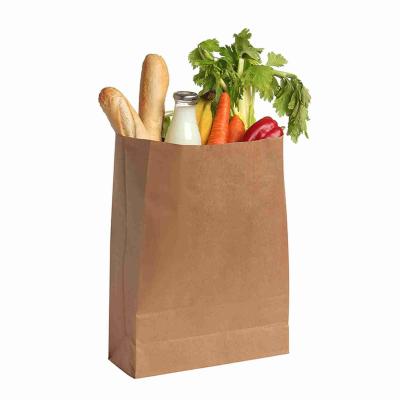 China Paper Grocery Takeaway Sandwich Bags For Fast Food Packaging Bags for sale