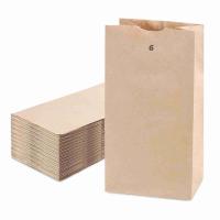 China Kuaima 100% Compostable Kraft Paper Food Bags For Snack Food Packaging for sale