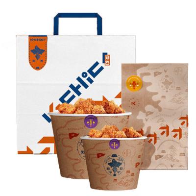 China Kuaima Fast Food Packaging Kraft Takeaway Paper Bags Distributor For Restaurant Carry for sale