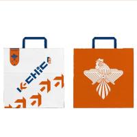 China ODM Fast Food Paper Bags Kraft Paper Grocery Bags Bulk for sale