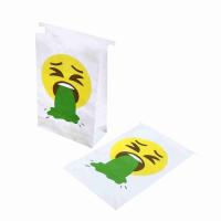China Disposable Mini SOS Kraft Barf Airline Sick Bags Without Handle for sale