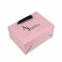 China Eco friendly Pink Souvenir Shopping Bag wedding gift paper bags Custom Offset Printing for sale
