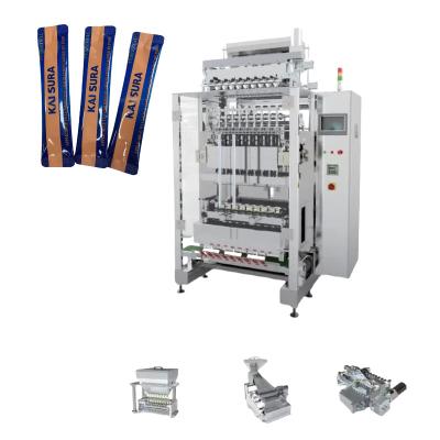 China Food Beverage Flexible Intelligent Multi Lane Packing Machine 4 6 Columns for sale