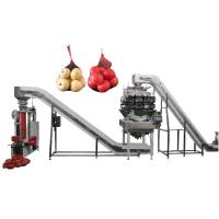 China Servo Accurate Pulling Double Composite Film Sealing With Net Bag Clipping Machine for sale