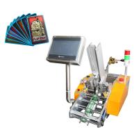 China Servo Motor With PLC Control Card Counting Machine 220V 450W 500 Sheets/Min for sale