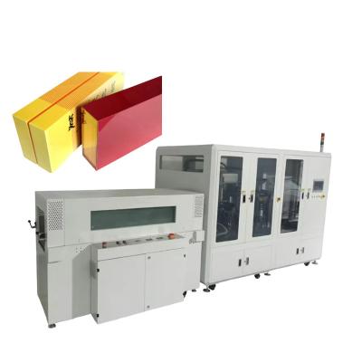 China Fully automatic mobile phone box laminating and cutting machine, smooth cutting and exquisite packaging for sale
