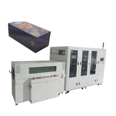 China Fully automatic mobile phone box cutting machine saves labor and reduces costs for sale