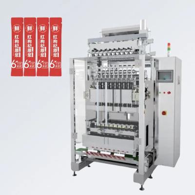 China Automatic Multi Lane Packing Machine with 30-50bag/min/lane Speed Energy Saving and Easy To Operate for Liquid Sachet Packaging for sale