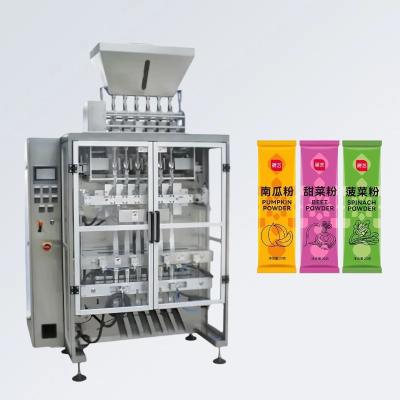 China High-speed 6-lane Food-grade Dust-proof Powder Packaging Machine for Seasoning and Meal Replacement Powder for sale