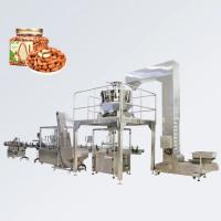 China Automatic Food Granule Filling Machine Production Line for Nuts Peanuts Candies Popcorn Milk Candies with Glass Packaging for sale