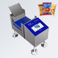 China Automatic Professional Small Platform Conveyor Belt Weighing Scale for Food Industry for Snacks Small Items Plastic Material for sale
