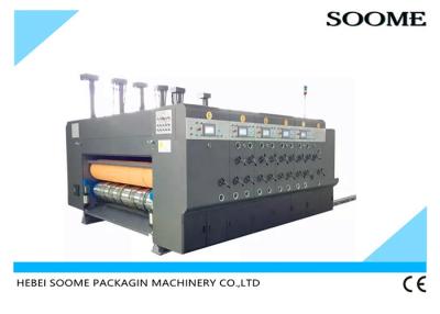 China 1370x2800 Three Color Flexo Printer Slotter Die Cutter Machine 180 pcs/min for sale