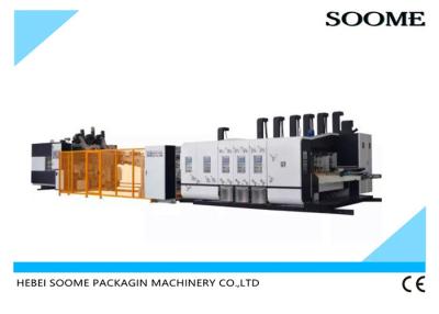 China Multi Color Flexo Printer Slotter Die Cutter Folder Gluer Machine 300pcs/min for sale