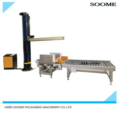 China Single Column Rotating Pallet Stacker Machine 2200mm 380V for Carton Box for sale