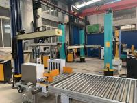 China Single Column Rotating Pallet Stacker Machine 2200mm 380V for Carton Box for sale