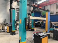 China Single Column Rotating Pallet Stacker Machine 2200mm 380V for Carton Box for sale
