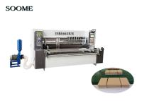 China Thin Blade Slitter Scorer Machine with Lead Edge Feeder For Corrugated Box Making for sale