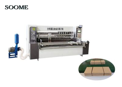 China Thin Blade Slitter Scorer Machine with Lead Edge Feeder For Corrugated Box Making for sale