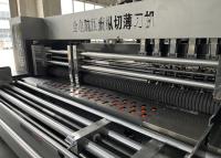 China Thin Blade Slitter Scorer Machine with Lead Edge Feeder For Corrugated Box Making for sale