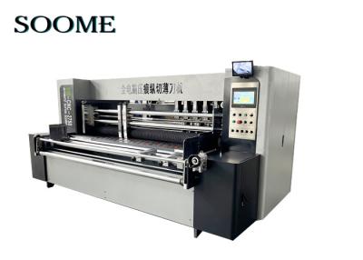 China SOOME SMBD-CNC-2750 Thin Blade Slitter Scorer Machine 150mm Min Slitter Wide Size 2500mm Max Feeding Width for sale