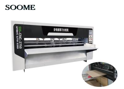 China SOOME SMBD-CNC-2750 Corrugated Thin Blade Slitter Scorer Machine 200mm Min Feeding Length 18KW for sale