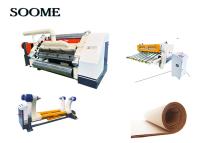 China SOOME 1600-2500mm 2-7 Layers Corrugated Cardboard Production Line Steam or Electric Heating for sale