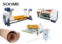 China SOOME 1600-2500mm Corrugated Cardboard Production Line 40-180m/min for sale