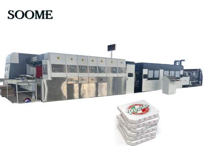 China SOOME SMYS 4-Color Flexo Printer Slotter Die Cutter 1200x2400mm Corrugated Box Making Machine for sale