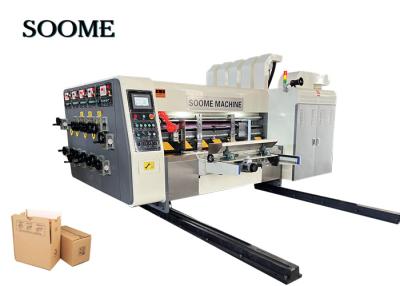 China SOOME SMYS Flexo Printer Slotter Die Cutter 160pcs/min 2-7mm Corrugated Box Making Machine for sale