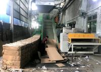 China Automatic Corrugation Machine Shredder 15KW 250x1500mm Inlet for Waste Paper Recycling for sale