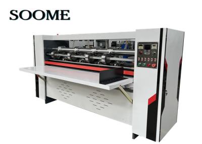 China Thin Blade Slitter Scorer Machine 30mm Min Scorer Distance Manual 8 Shaft 380V for sale