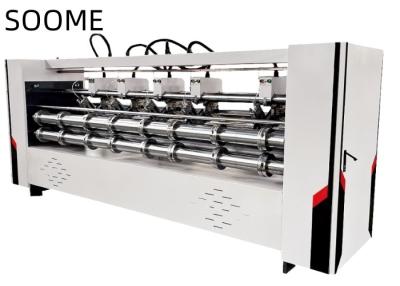 China SOOME Thin Blade Slitter Scorer Machine 380V 50HZ Electric Adjusted Slitter Scorer for sale