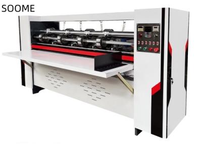 China SOOME SMBD-DD 380V 50Hz Offline Manual Thin Blade Slitter Scorer Machine with Pre-pressure Scorer 1800-3200mm for sale