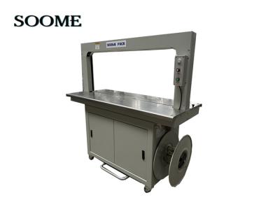 China SOOME PP-1250 Carton Strapping Machine 5-9mm Belt Width 20 Pack/min Box Strapper for sale