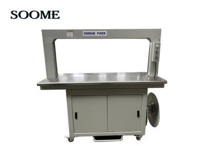 China 20 Pack/min Carton Strapping Machine for Corrugated Box Packaging for sale