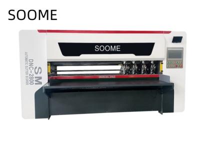 China Manual Feeder DNC Thin Blade Slitter Scorer Machine 2800/3500 for Corrugated Packaging for sale
