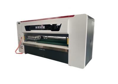 China Fully Servo Type Pneumatic Lifting Blades DNC Manual Feeder Slitter Scorer Machine for sale