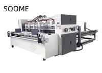 China Servo Type Lead Edge Feeder Thin Blade Slitter Scorer Machine With Single Or Double Stacker for sale