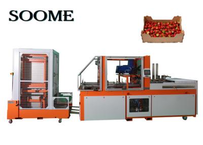 China Advanced Automatic Fruit Box Forming Machine for Paperboard Size 420*360-1400*1010mm for sale