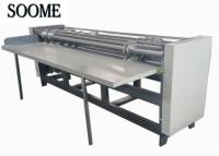 China Manual Feeder Rotary Blade Slitting Scoring Machine 1.5KW 50mm Min Slitting for sale