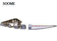 China 1800mm High Speed Corrugated Cardboard Production Line 100-250m/min Box Making Line for sale