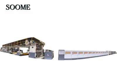 China 1800mm High Speed Corrugated Cardboard Production Line 100-250m/min Box Making Line for sale