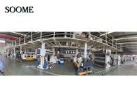 China SOOME Corrugated Cardboard Production Line 1600-2500mm 2-7 Layers Steam Heating for sale