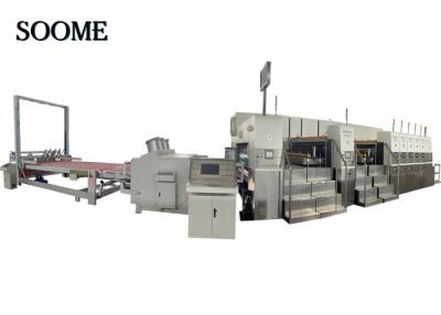 China SOOME SMYS Flexo Printer Slotter Die Cutter 220Pcs/min 1200x2400mm Corrugated Box Printing Machine for sale