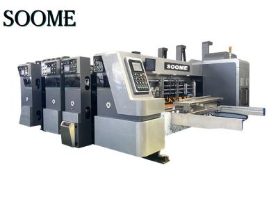 China SOOME SMYS-924 1 Color Flexo Printer Slotter Die Cutter 900x2400mm 30KW for Pizza Box for sale