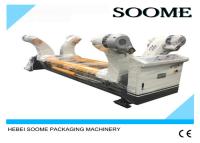 China 3T Corrugated Cardboard Box Making Machine , Shaftless Mill Roll Stand for sale