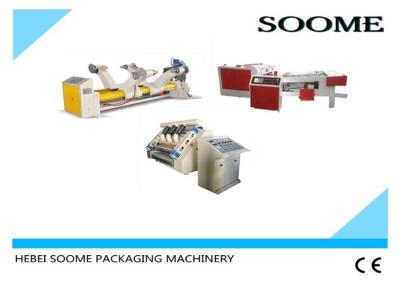China Single Facer Corrugated Box Production Line 120m/min 1600mm Width Auto Cycle Gluing Machine for sale