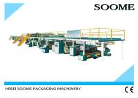 China 3 5 7 Ply Corrugated Cardboard Production Line 1400mm to 2500mm Width 120m/min Speed for sale